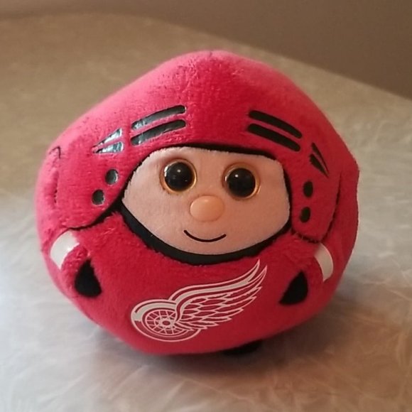 Ty | Toys | Ty Beanie Stuffed Nhl Detroit Redwings Figure 4 Round Toy ...